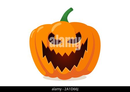 Scary and creepy face. Evil ghost smirk for halloween Stock Vector ...