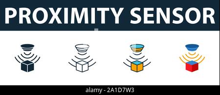 Proximity Sensor icon from sensors icons collection. Creative two ...