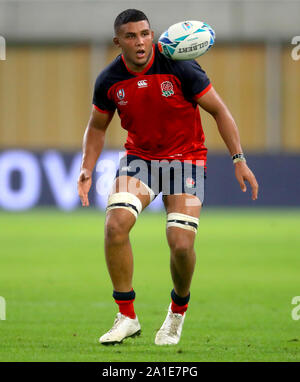 England's Lewis Ludlam during the 2019 Rugby World Cup match at the ...