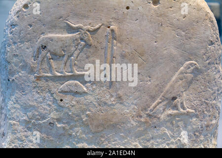Ancient Egyptian Stele in Louvre Museum Stock Photo - Alamy
