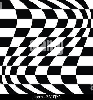 Wavy, waving and undulating, billowy horizontal lines, stripes abstract ...