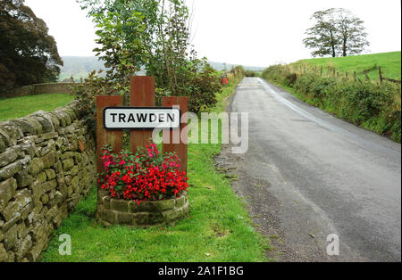 Quiet Lane sign in the Forest of Bowland, Lancashire, England Stock ...