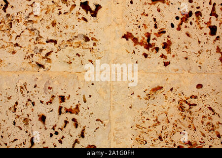 Fund stone of a house, worn by humidity, rain, wind and weather Stock ...