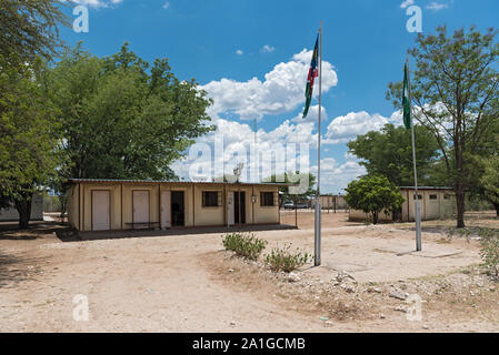 the dobe border post small border crossing between botswana and namibia ...