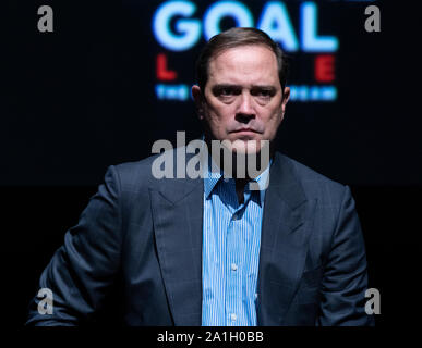 Cisco Chairman & CEO Chuck Robbins attends press conference for Global ...