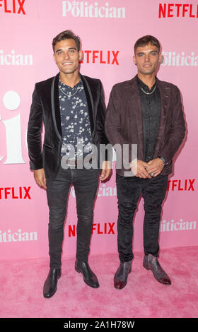 Trey Eason and Trevor Eason attend the premiere of Netflix's "The ...