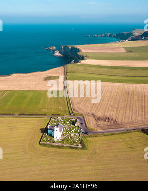 Ballintoy Parish Church on the Causeway Coast in County Antrim Stock ...