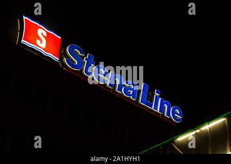 Stena Line logo seen in Gothenburg Stock Photo - Alamy