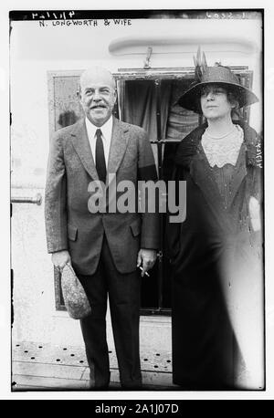 N. Longworth and wife Stock Photo - Alamy