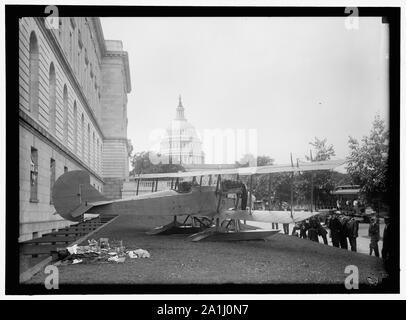 NATIONAL AERO COAST PATROL COMMN. CURTISS BIPLANE 2 ENGINES, WITH ...