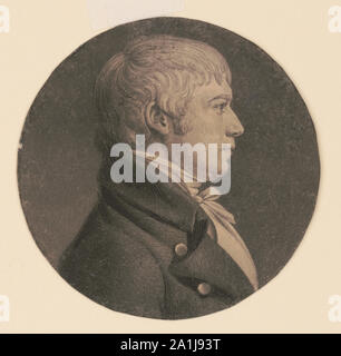 Nahum Mitchell, head-and-shoulders portrait, right profile Stock Photo ...