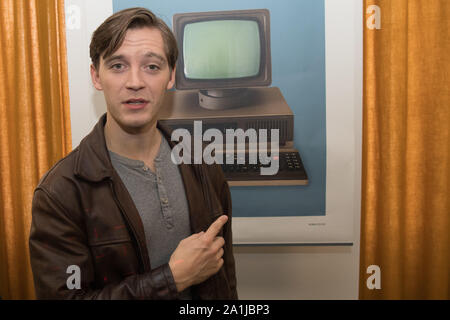Actor Jonas Nay during a photo session on the set of 'Germany!', an ...
