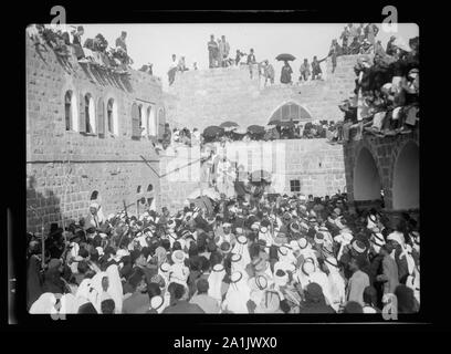 Neby Mousa 1937 at shrine and Jerusalem procession at the shrine of ...