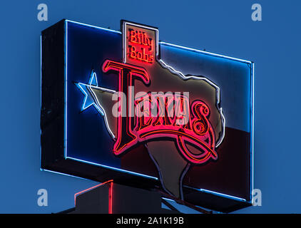 billy bobs honky tonk bar at the stockyards in fort worth texas is ...