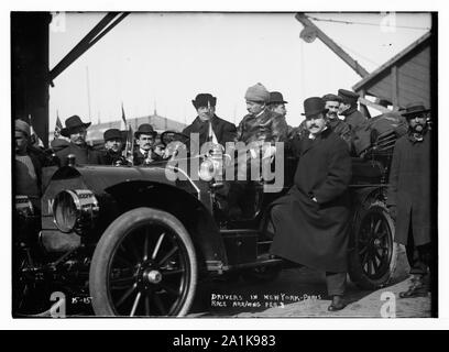 A New York Paris motor race competitor in 1906 Stock Photo - Alamy