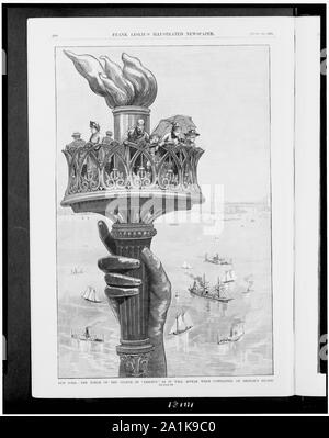 Statue of Liberty on Bedloe's Island, New York, USA Stock Photo - Alamy