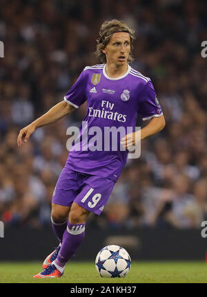 Luka Modric of Real Madrid - Juventus v Real Madrid, UEFA Champions ...
