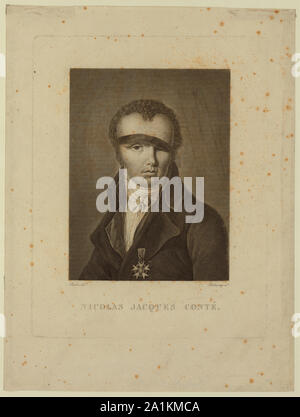 Head-and-shoulders portrait of Nicolas Conte, 1755 1805, who ...