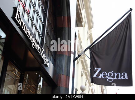 The Zegna Store, New Bond Street, London, UK Stock Photo - Alamy