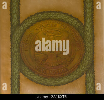 Northeast Pavilion, The Pavilion of the Seals. Mural of Seal of the ...