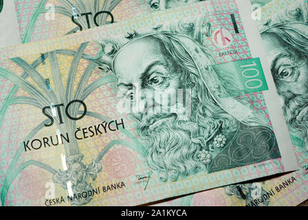 Czech Koruna Notes Stock Photo - Alamy