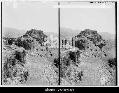 Northern views. Castle of Subeibeh above Banias. Castle also known as ...