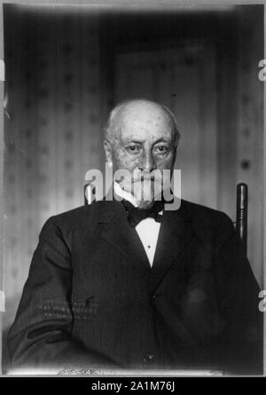Octave Chanute, 1832-1910, half-length portrait, seated, facing right ...