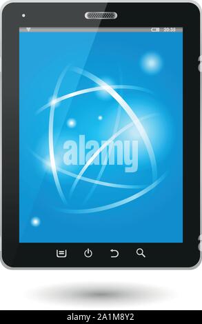 Tablet Logo, Computer Logo, Green IT Vector Stock Vector Image & Art ...