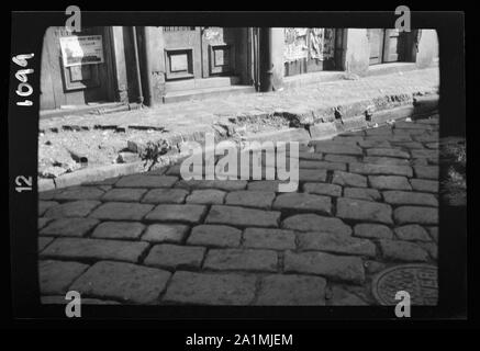 Old pavement blocks, New Orleans. Genthe photograph collection Stock ...
