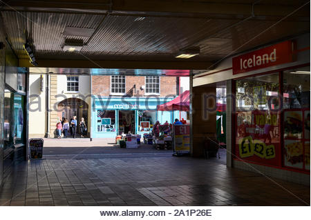 taunton town centre high street summer flowers somerset county town ...