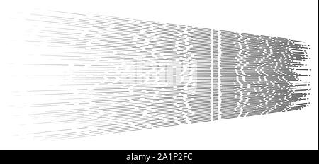 Random 3d dashed lines in perspective. segmented stripes geometric ...