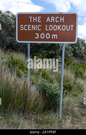 Brown tourism road signs Southern Cyprus Stock Photo - Alamy