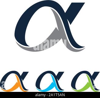 Alpha greek letter icon, Alpha symbol vector illustration Stock Vector ...
