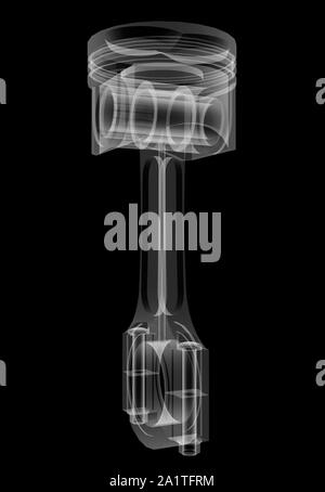 Engine piston x-ray, isolated Stock Photo - Alamy