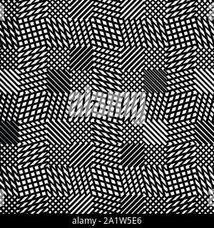 Warp, free-form reticular array, matrix of lines. Complex geometric net ...