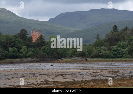 Kinlochaline Castle, Ardtornish Estate, Loch Aline, Morvern, Scotland ...