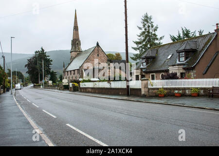 Village of Ballater, Scotland. The Old Royal Railway Station at ...