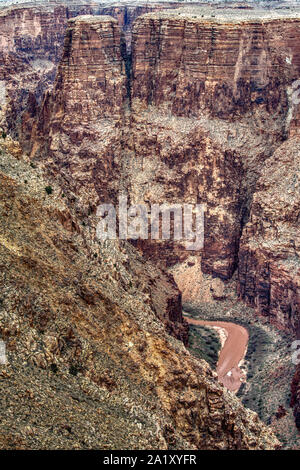 Beautiful overlook at the Little Colorado River Gorge near the Grand ...