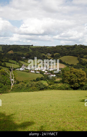 Village of Branscombe, East Devon, UK Stock Photo - Alamy
