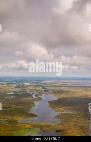Aerial photograph of Horicon Marsh, near Horicon, Wisconsin, USA Stock ...