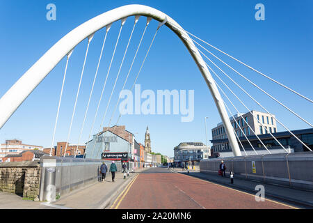 The Newport Street bridge, Bolton, Greater Manchester, England, UK ...
