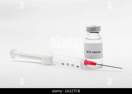 BCG tuberculosis vaccine vial Stock Photo - Alamy