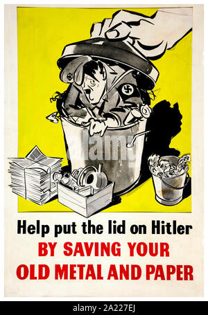 British, WW2 Recycling poster, Put Out Your Old Motor Tyre for Salvage ...