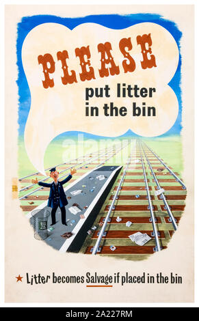 British, WW2, Recycling poster: Waste Paper and Cardboard Must Not be ...