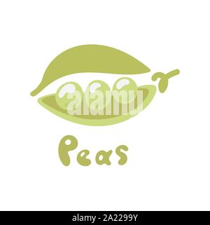 pea plant healthy color icon vector illustration Stock Vector Image ...
