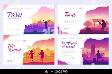 Travel the world with map and hat with sunglasses vector illustration ...