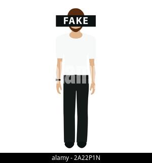 a character with a fake smile Stock Vector Image & Art - Alamy