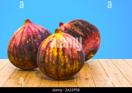 Fresh ripe purple fig fruit and leaves on a branch. Watercolor hand ...
