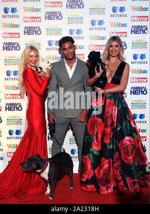 Lucy Donlan attending the Mirror Animal Hero Awards 2019, in ...