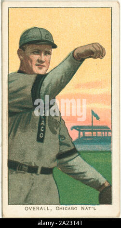 Orval Overall, Chicago Cubs, baseball card portrait Stock Photo - Alamy